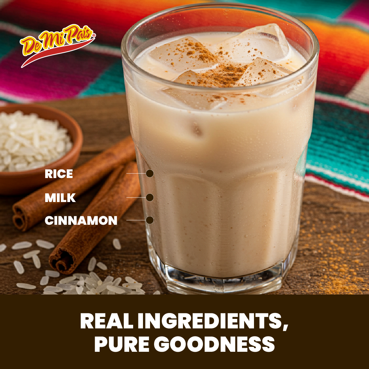 Horchata Rice Milk Drink | Made with Real Cinnamon Pieces, Refreshing ...