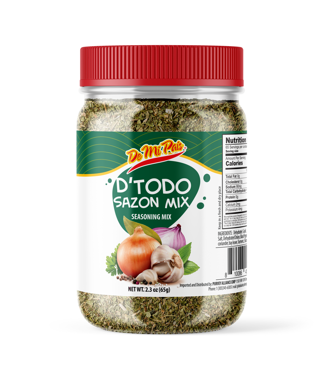 D'Todo Sazon Mix/Complete Seasoning 12oz – De Mi Pais