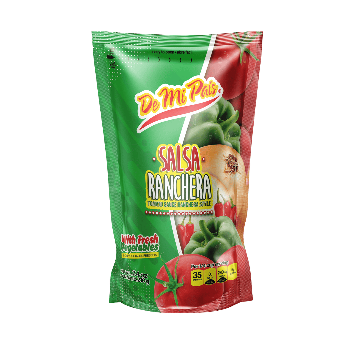 Salsa Ranchera con Vegetales / Tomato Sauce Ranchera Style – De Mi Pais