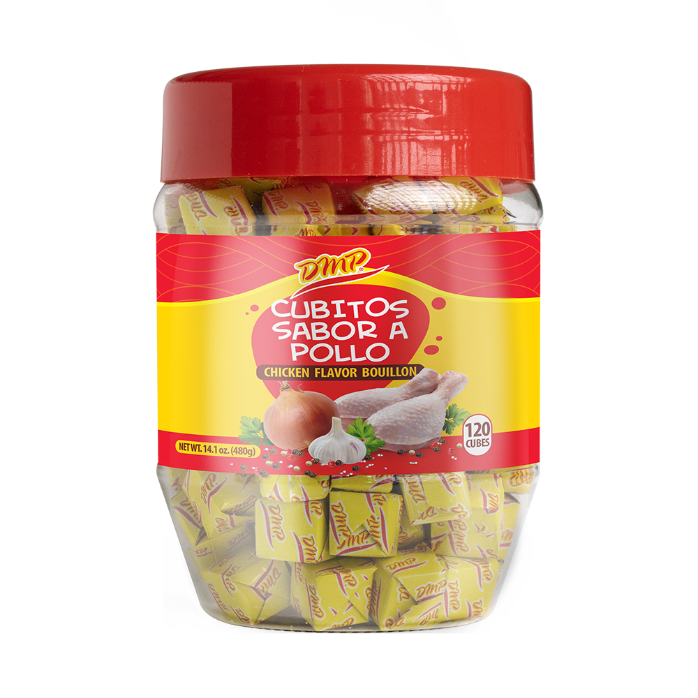 Cubitos Sabor a Pollo / Cubed Chicken Flavored Bouillon 14.1 – De Mi Pais